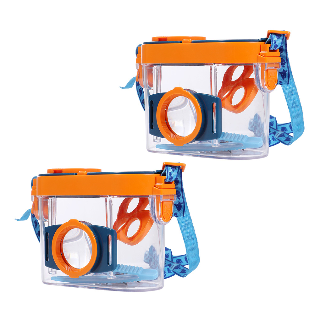 2Pcs Insect Observation Boxes with Breathable Mesh Lid for Kids to ...