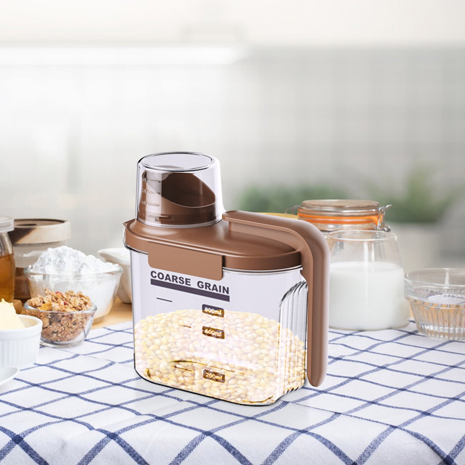 Insect-Proof Grain Jar, Transparent Storage Box, airtight Seal, Kitchen ...