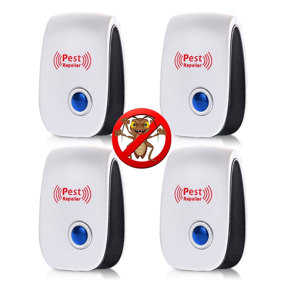 Insect Repellant Ultrasonic Pest Repeller 4 Pack,Upgraded Electronic ...