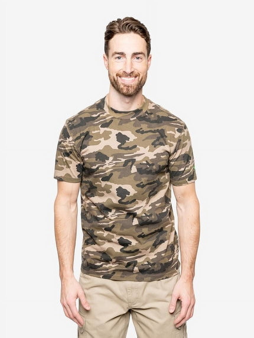 Insect Shield Men's Woodland Camo Short Sleeve T-Shirt - Walmart.com