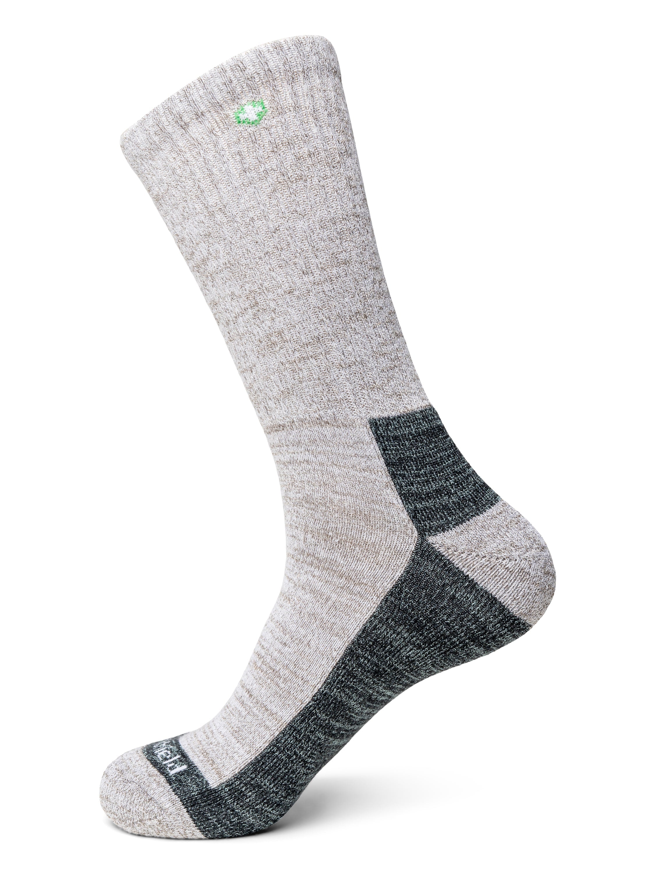 Insect Shield Midweight Bug Repellent Hiking Socks, Light Khaki, Medium ...