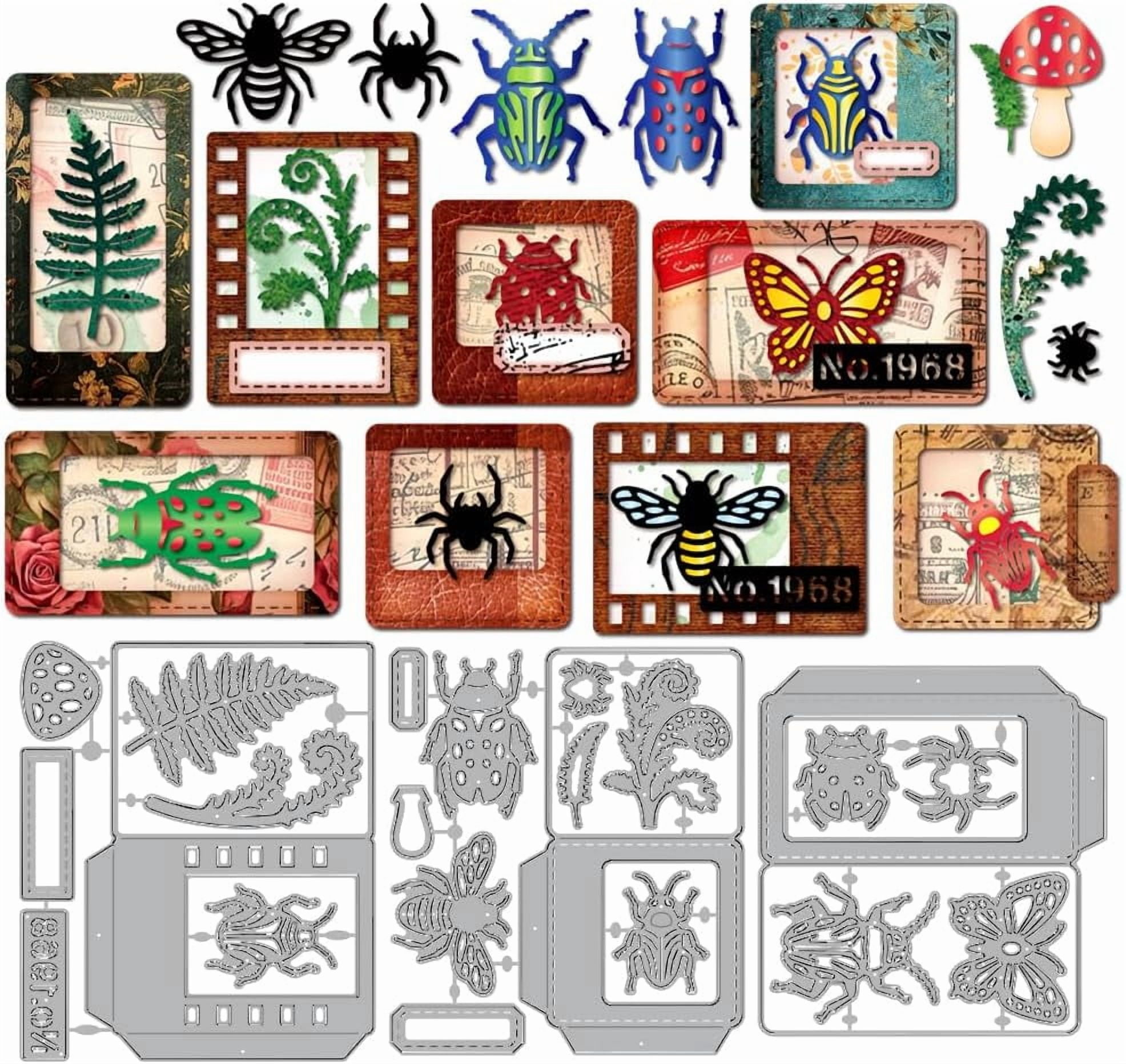 Insect Specimen Holder Metal Cutting Dies Bee Spider Beetle Die Cuts ...