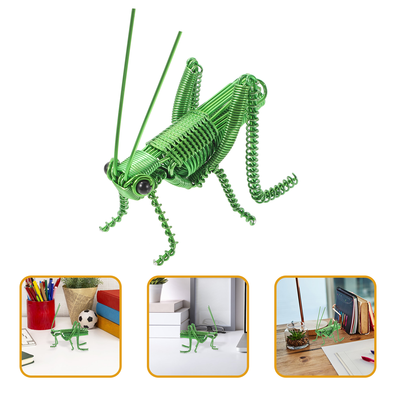 Insect Toys Figurines, Aluminum Grasshopper Figurine Grasshopper ...
