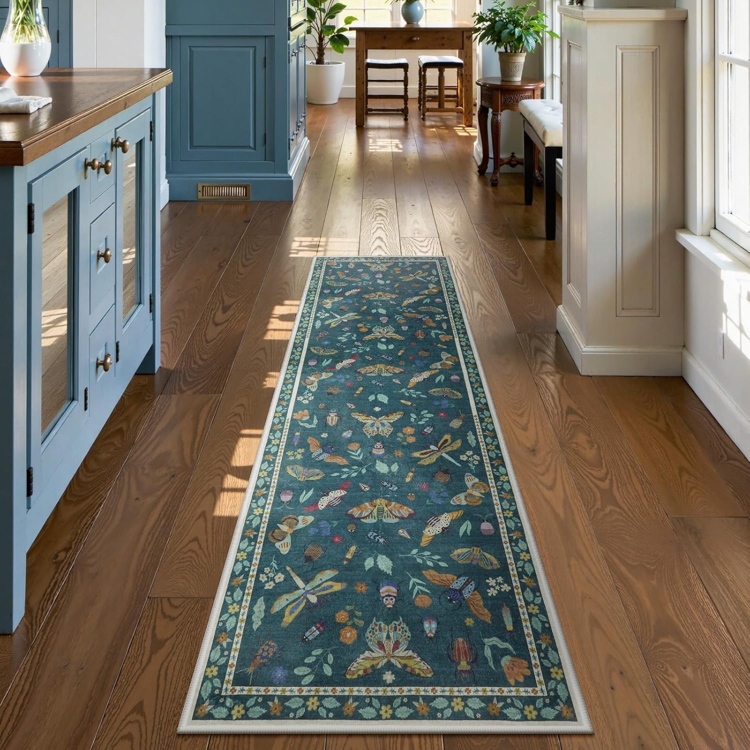 Insect Washable Runner Rug, 2x6 Kitchen Runners for Hallways 6 Feet Non ...