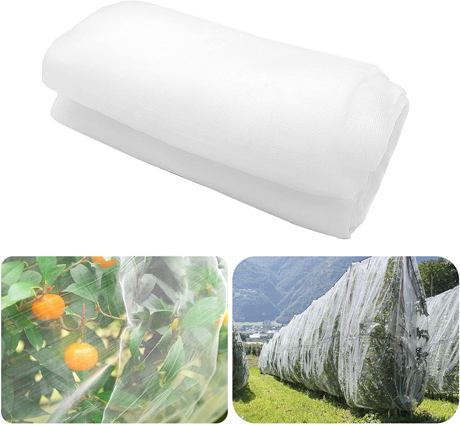 Insect and bird barrier net - 10 x 15-foot garden insect net plant ...