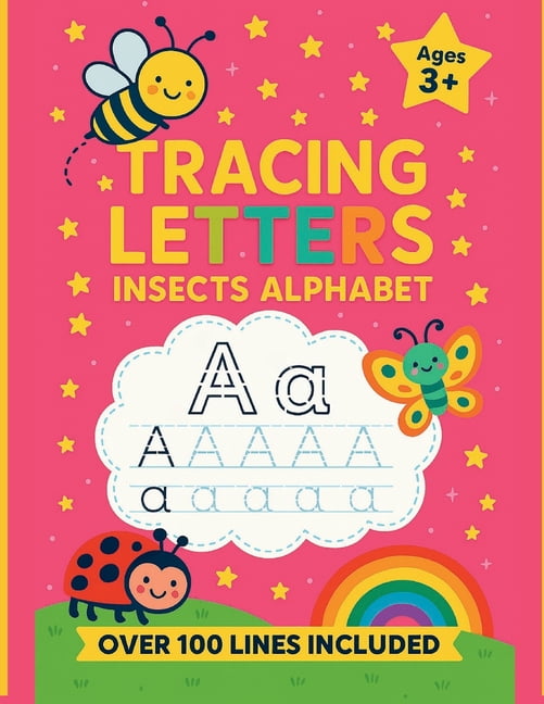 Tracing Letters Workbooks Insects Alphabet: Tracing Letters: Buggy ABC ...