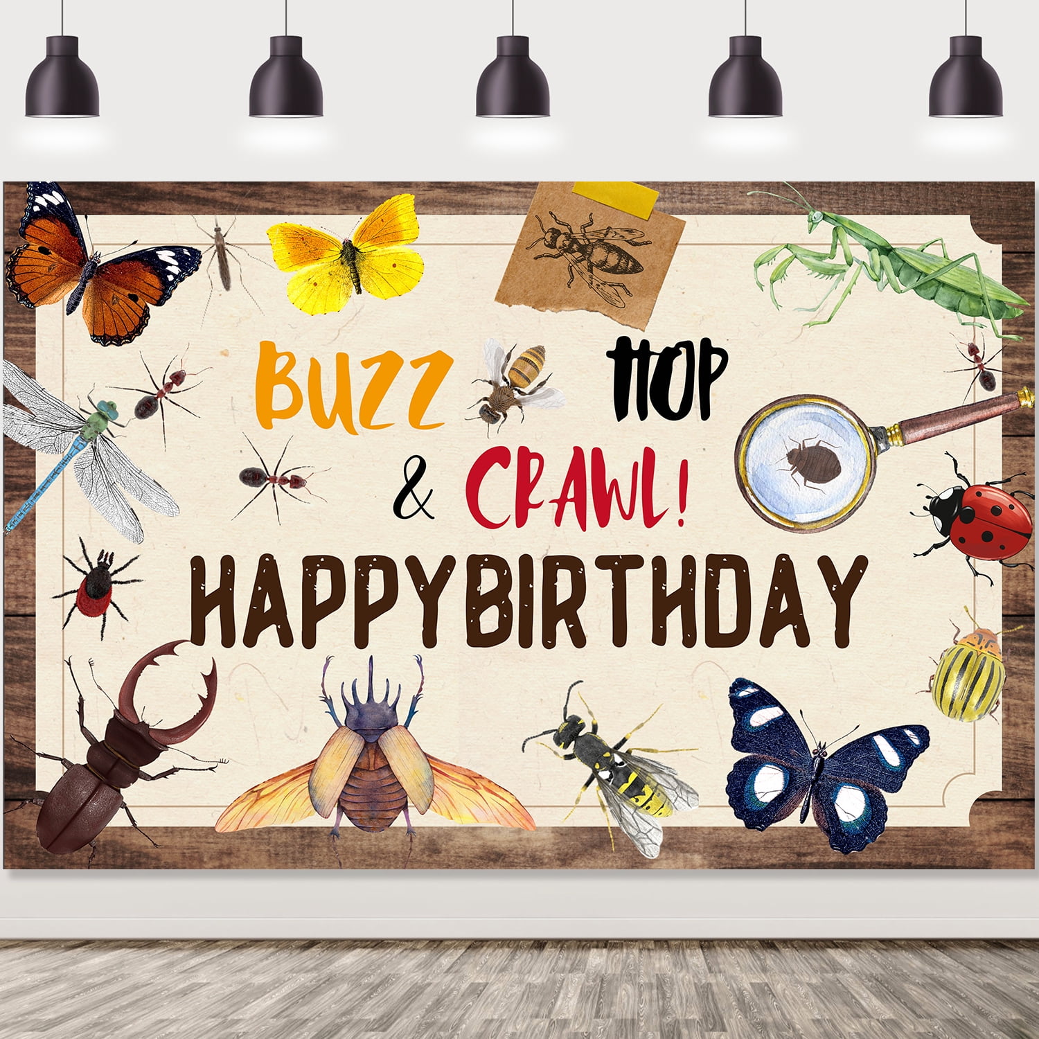 Insects Birthday Party Decoration, Insects Birthday Party Supplies with ...