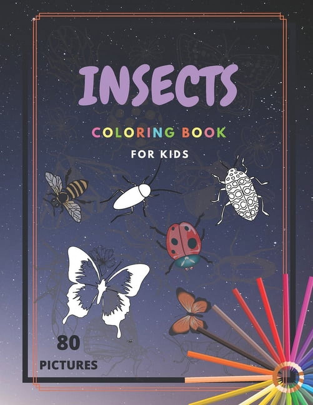 Insects Coloring Book - Walmart.com