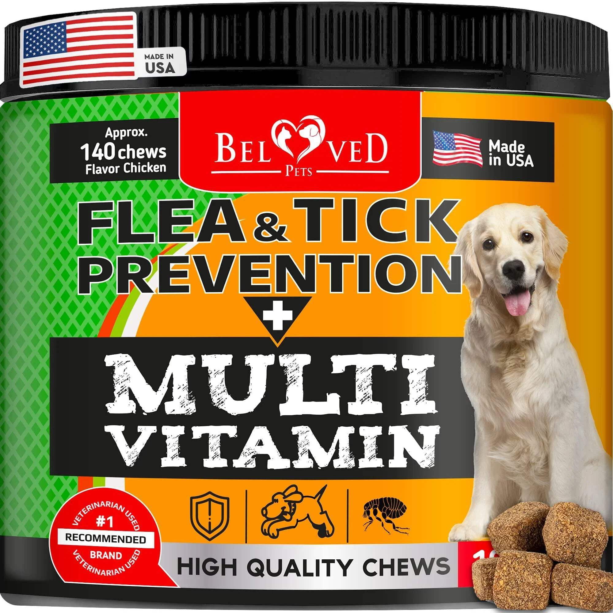 Insects Prevention Chewable Pills for Dogs Natural Pest Control for ...