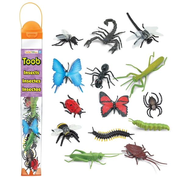 Toy Insects Collection Featuring Bugs Spiders and Butterflies for Kids