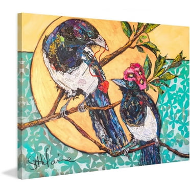 "Floral Composition" Painting Print on Wrapped Canvas - Walmart.com