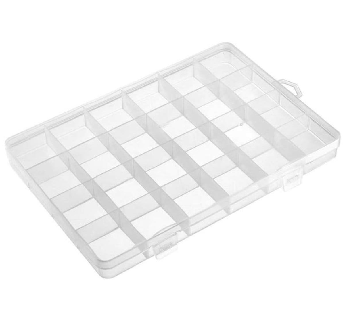 Insert Fixed Plastic Box 1 Pack,Large 24 Grids Organizer Box,Adjustable ...