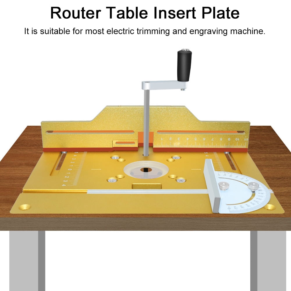 Insert Plate,Flip Auxiliary Tool Alloy Wood Flip Router Table Plate ...
