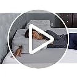 Insert, Plush Molded Memory Foam 80D - Can Use As Thin Sleeping Pillow ...