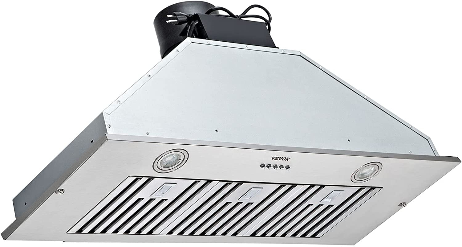 Insert Range Hood, 800CFM 3-Speed, 36 Inch Stainless Steel Built-in ...