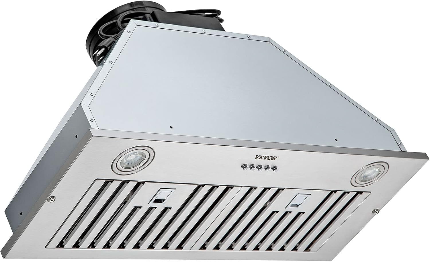 Insert Range Hood, 900CFM 4-Speed, 36 Inch Stainless Steel Built-in ...