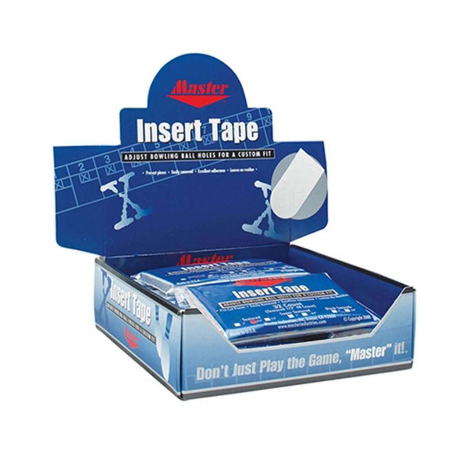 Insert Tape by Master- 1/2" White Textured Box of 24 - Walmart.com