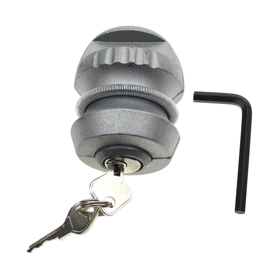 Insertable Hitch Coupling Lock For Caravans or Trailer For Security ...
