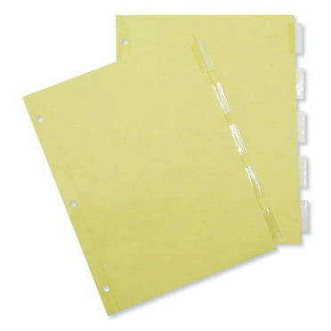 Expanding Pocket Index Dividers, 8-Tab, 11 X 8.5, Assorted, 1 Set/pack ...