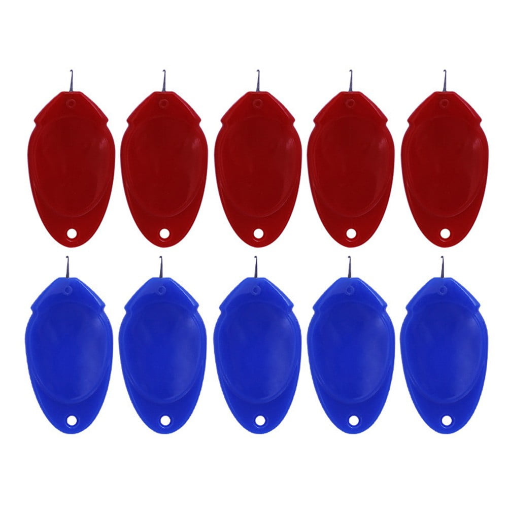 Insertion Tool Box Needle Threader 10Pcs/box 20mm*40mm Blue&red Color ...
