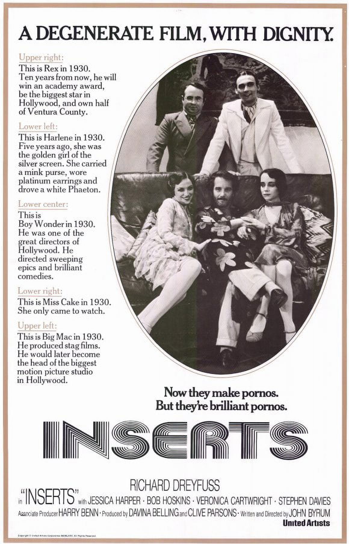 Inserts - movie POSTER (Style B) (11" x 17") (1976) - Walmart.com
