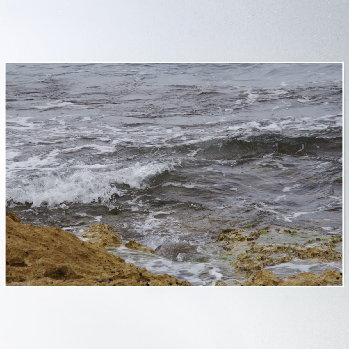 Inshore Swell At Point Peron Wa Poster Wall Art, Modern Wall Decor For ...