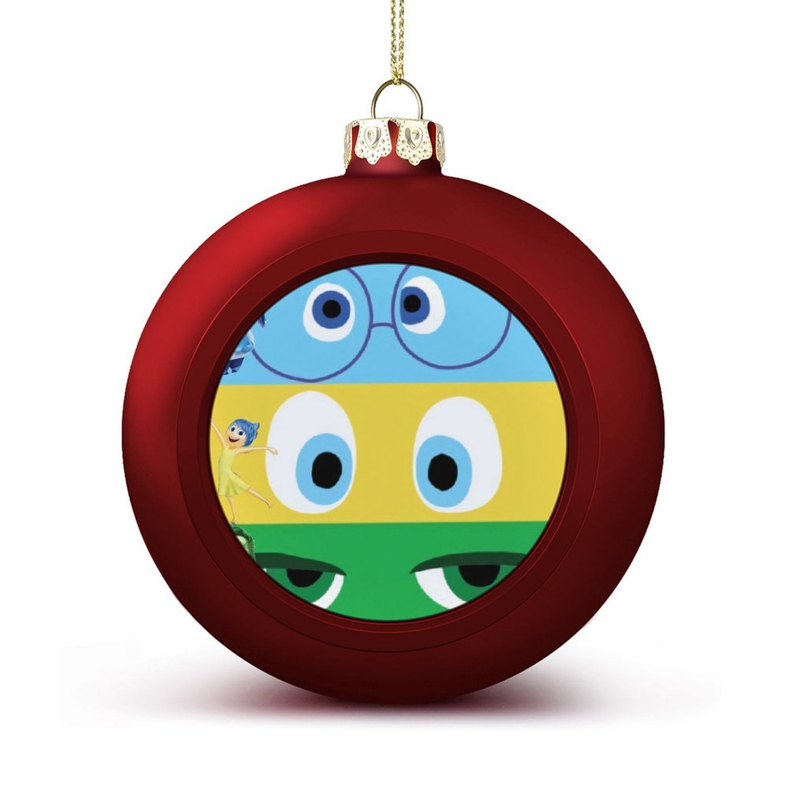 Inside Out 2 Angry Sadness Joy Disgust Disgust Christmas Large Ball ...