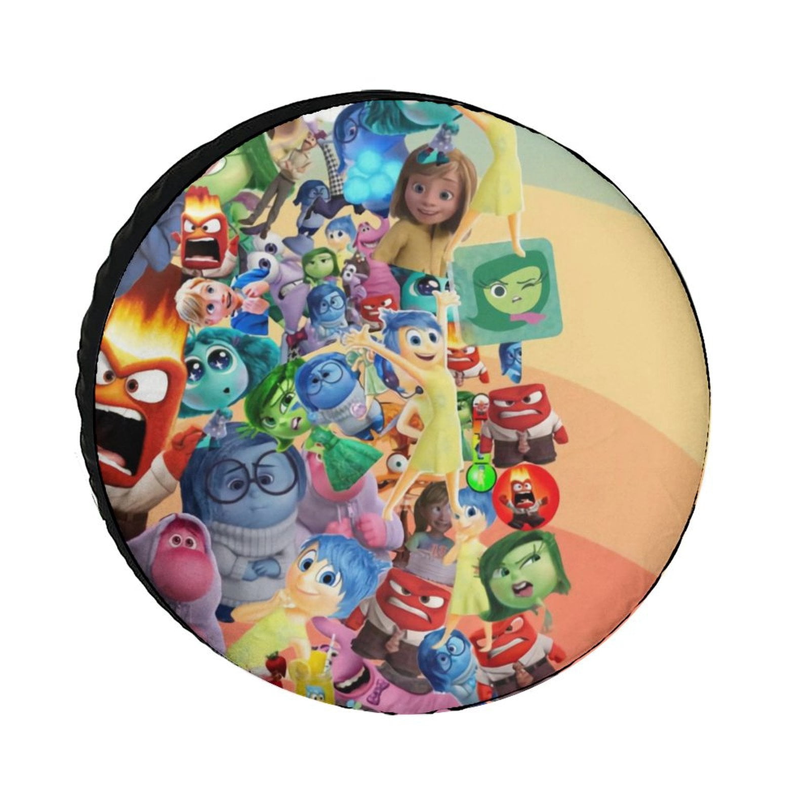 Inside Out 2 Angry Sadness Joy Disgust Disgust Waterproof Oxford Tire ...