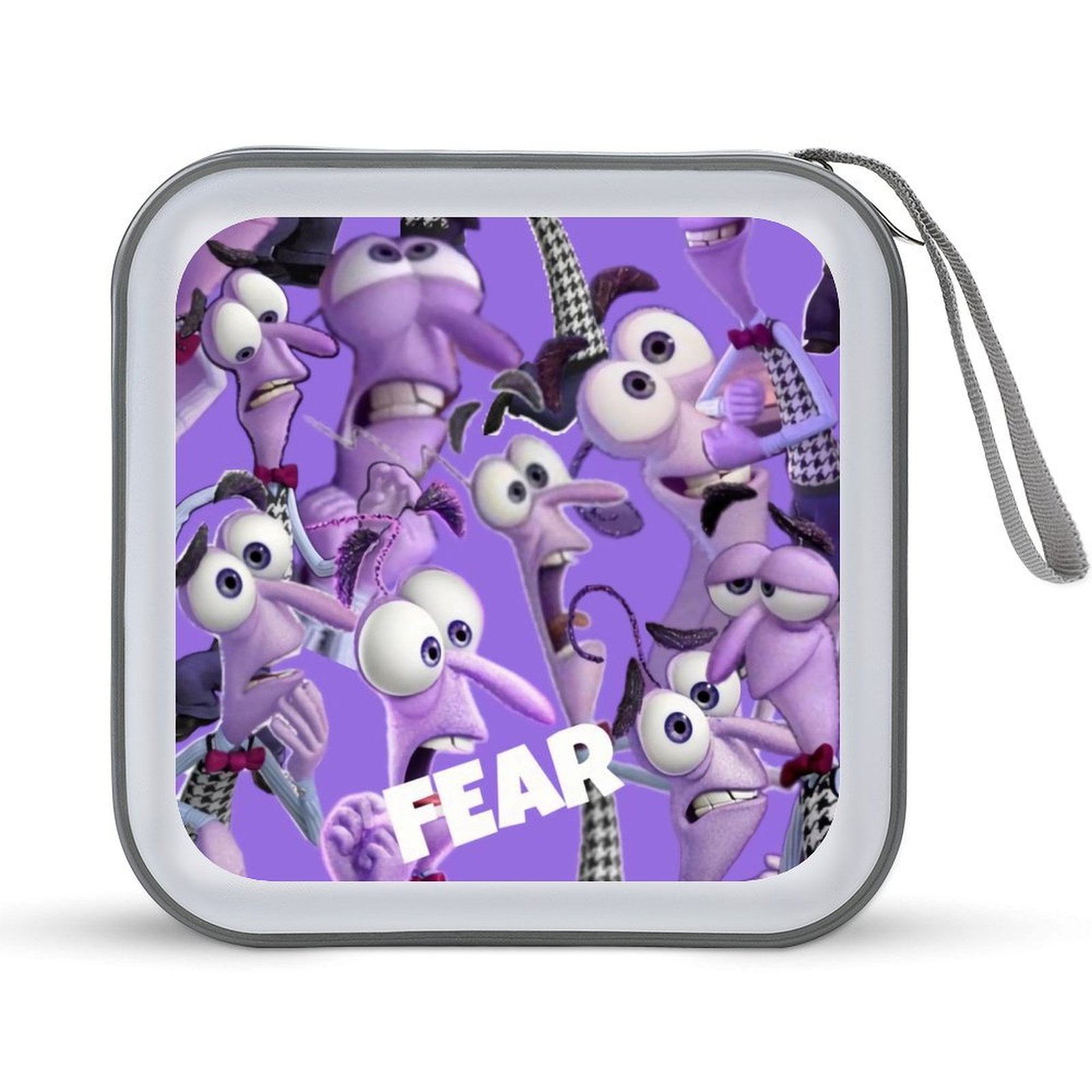 Inside Out 2 Fear 40 Capacity CD Storage Cases, DVD Disc Cases, VCD ...