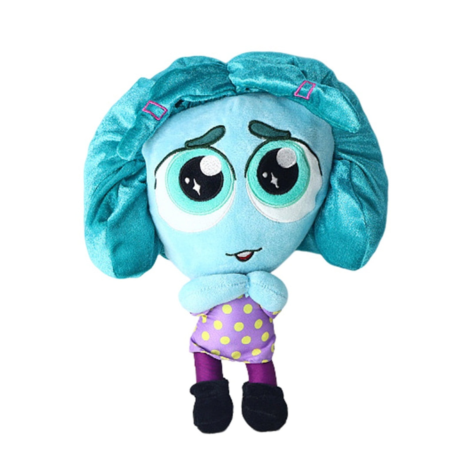 Inside Out 2 Movie 2024 Soft Plush Blue Hooded Doll Toy for Kids Cuddly ...