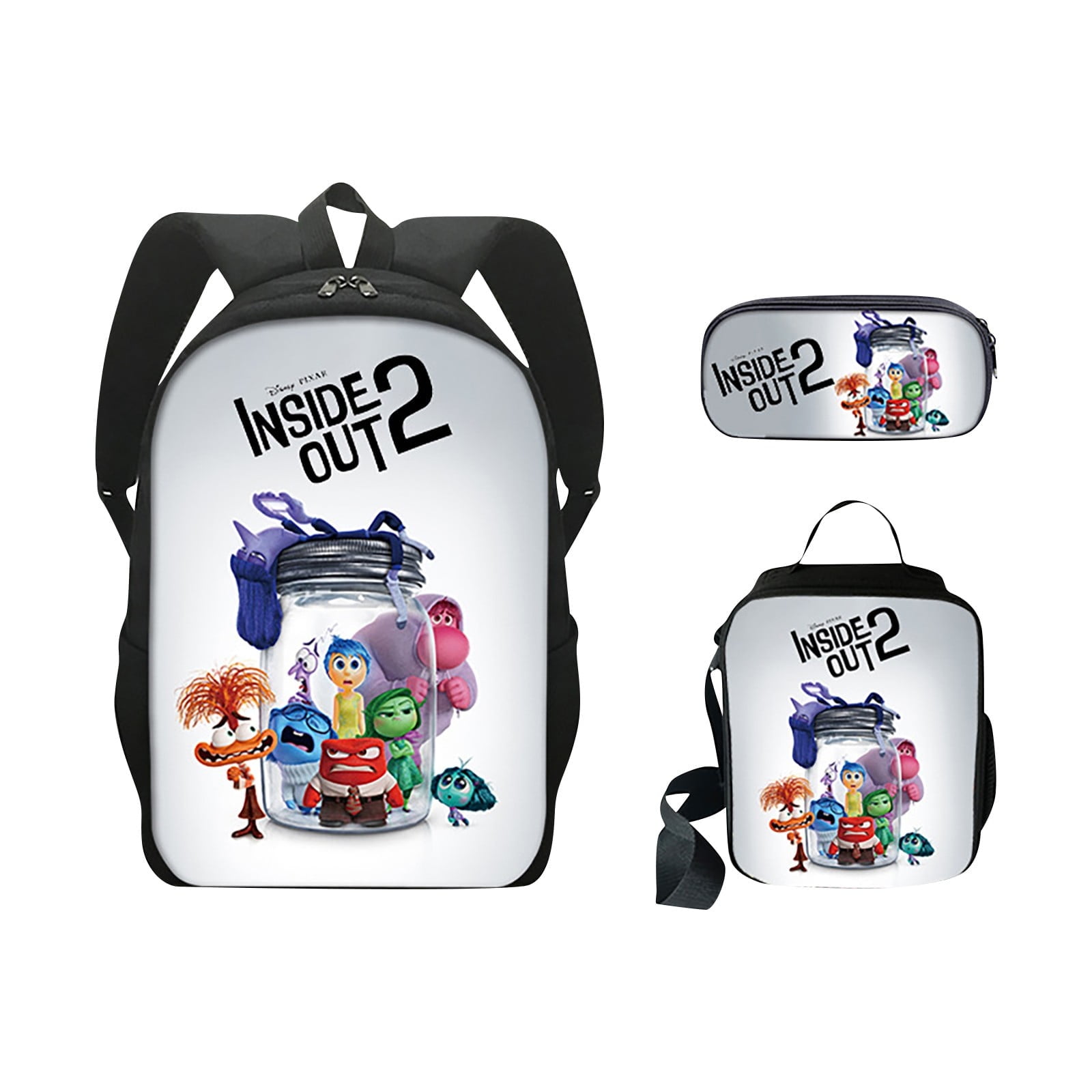 Inside Out Backpack School Bags Inside Out Cartoon Backpack for School ...