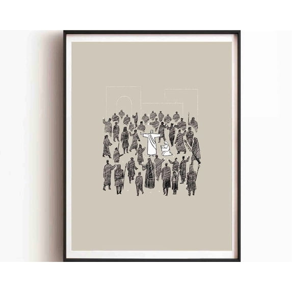 Inside Beauty V3 (Retro Art Vintage Art Trippy Wall Art Print Collage ...