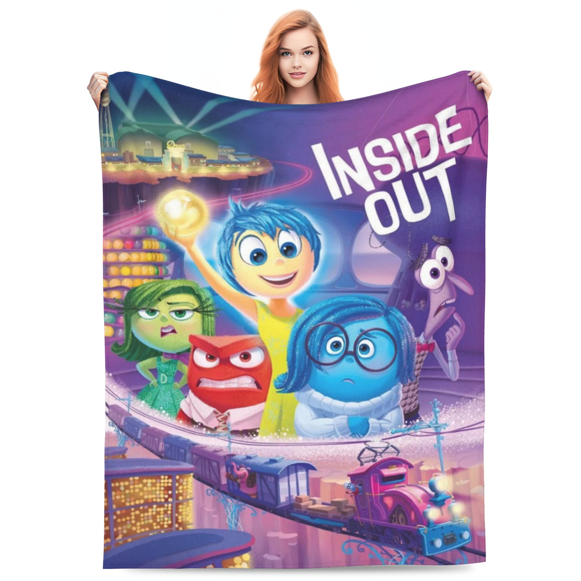 Inside O-u Bed Blanket 3D Printed Throw Blanket Lightweight Super Soft ...