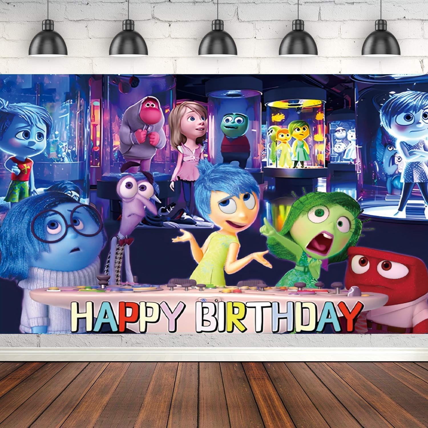 Inside Colorful Backdrop Birthday Party Decorations Banner 5x3ft Inside ...