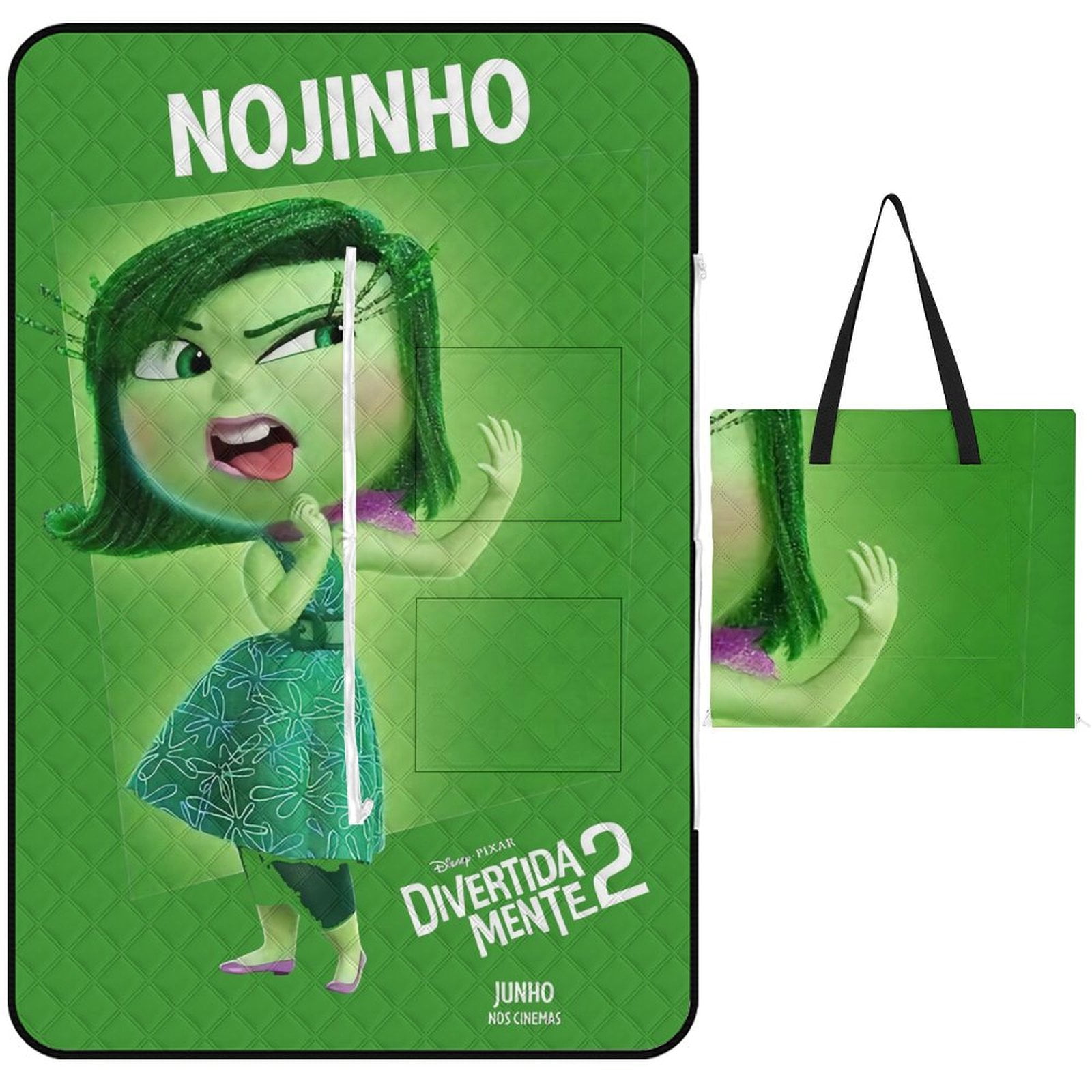 Inside Out Disgust Extra Large Picnic Outdoor Blanket,59 x 39 ...