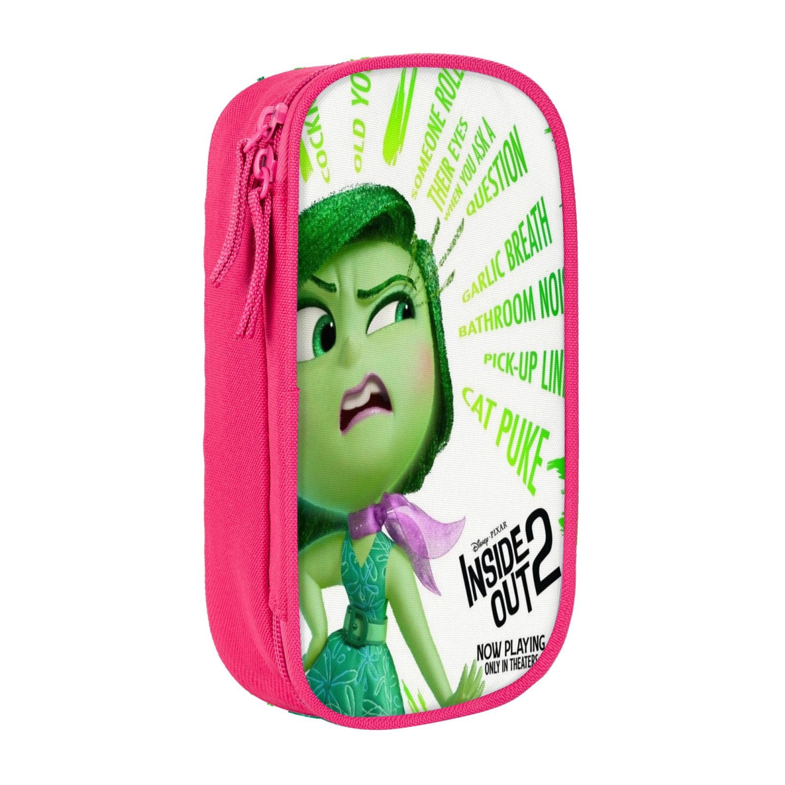Inside Out Disgust Pencil Case,Pencil Pouch,Extra Big Pencil Bag,Pen ...