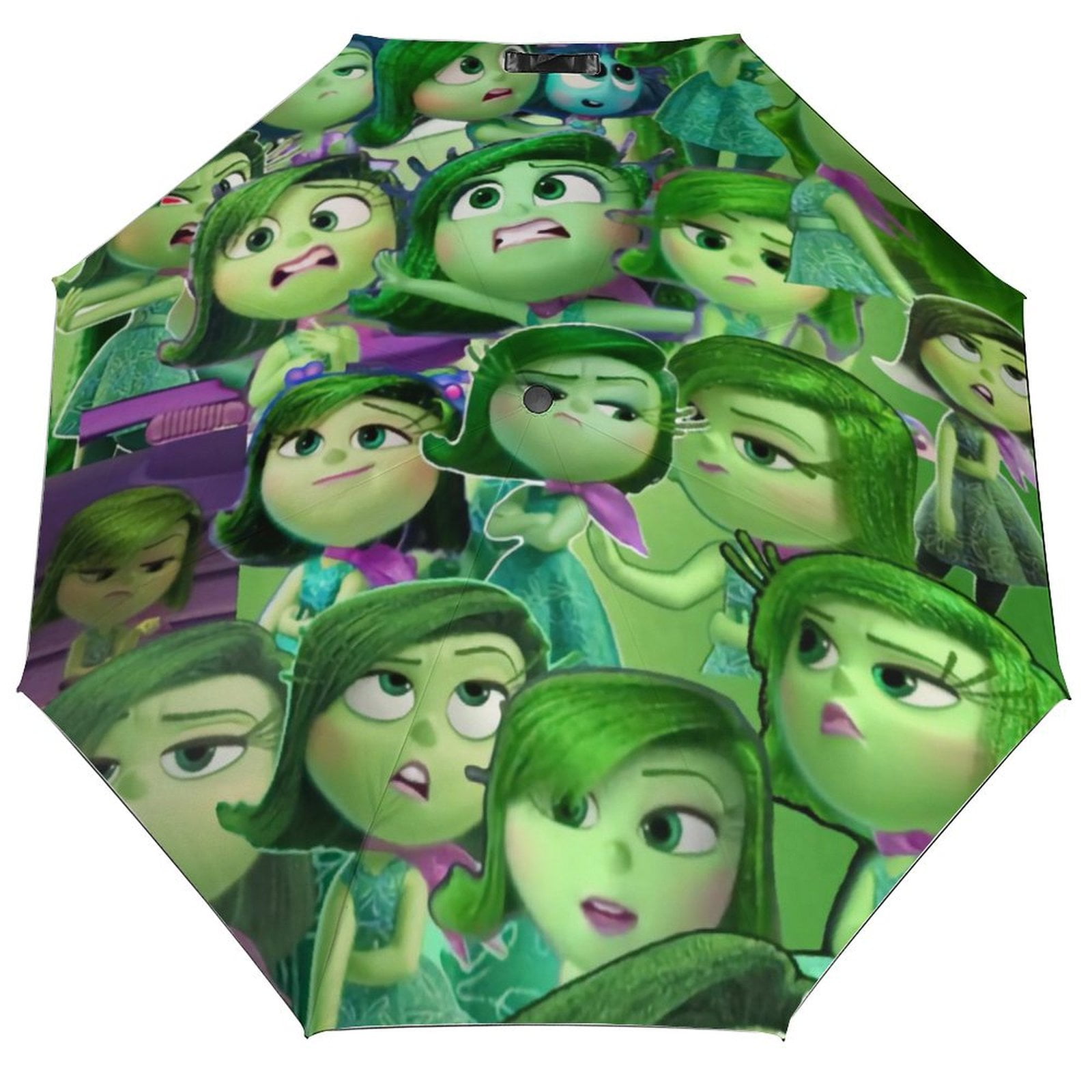 Inside Out Disgust Umbrella,Windproof Compact Folding Umbrella ...