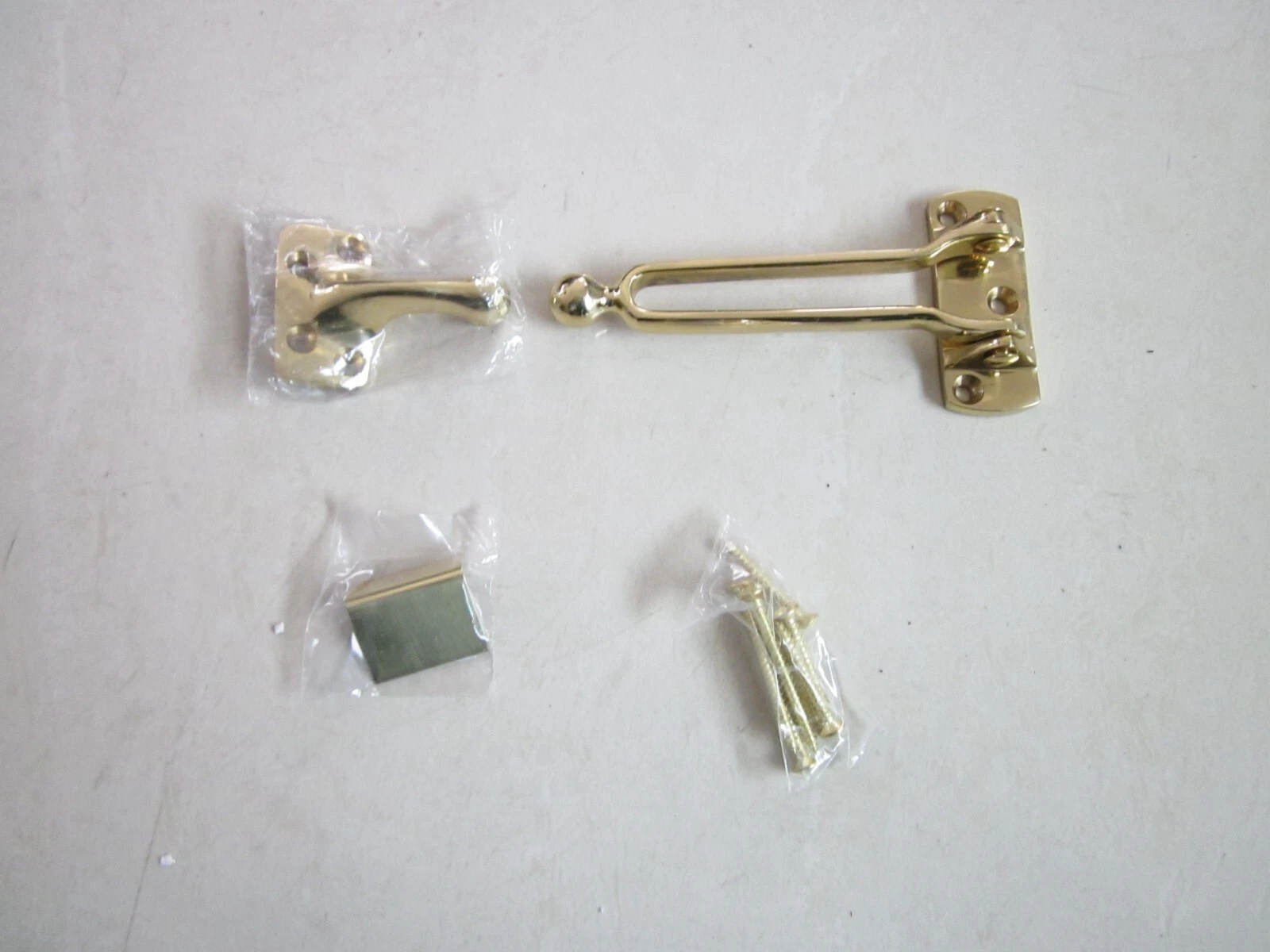 Inside Door Lock Latch Swing Bar Front Door Guard Stopper For Home ...