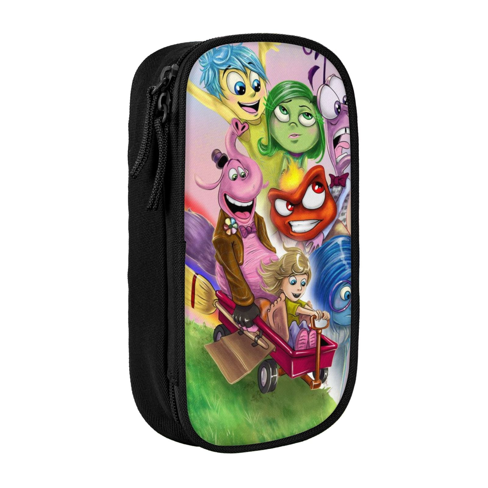 Inside Out Double Layer Large Capacity Pencil Bag with Zipper ...