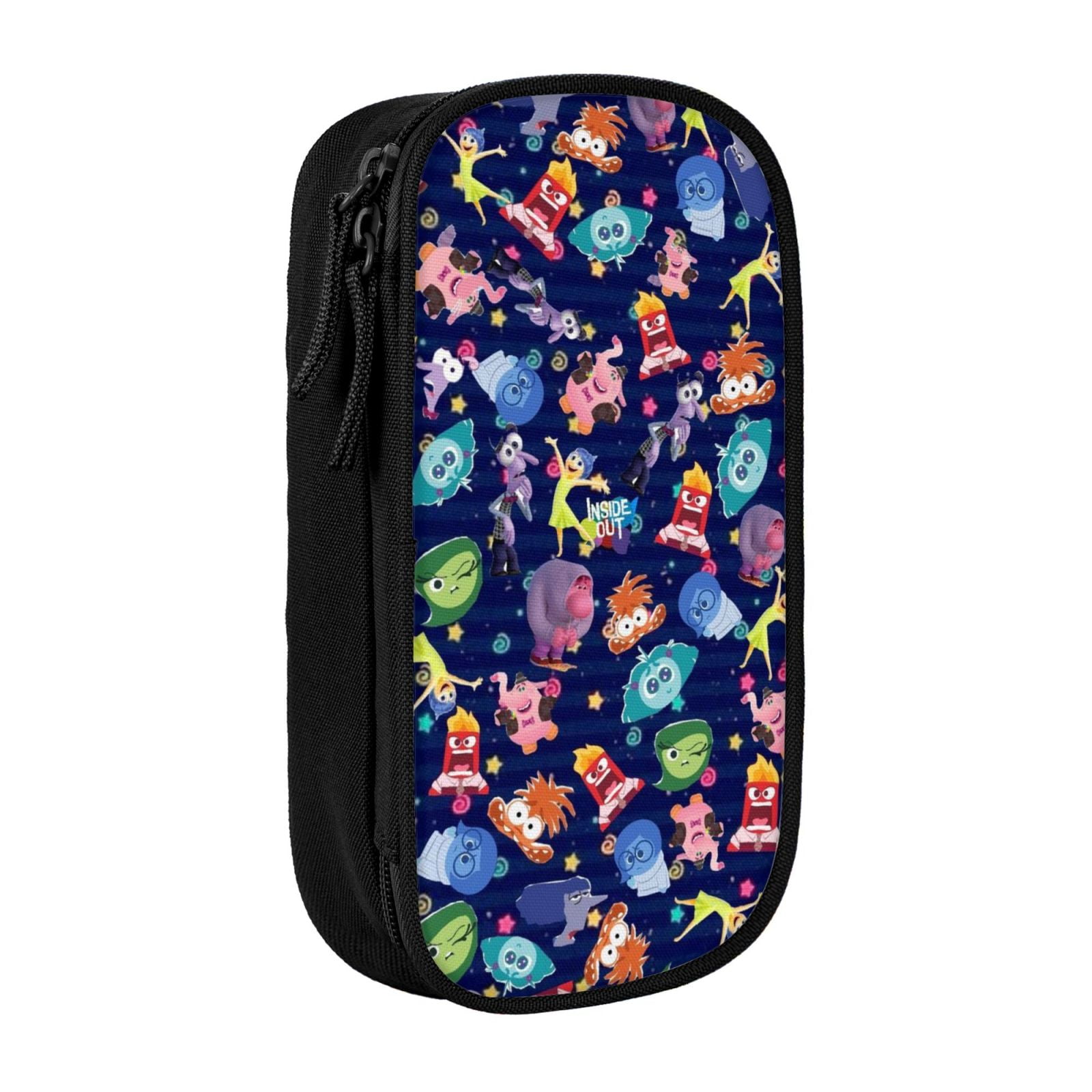 Inside Out Double Layer Large Capacity Pencil Bag with Zipper ...