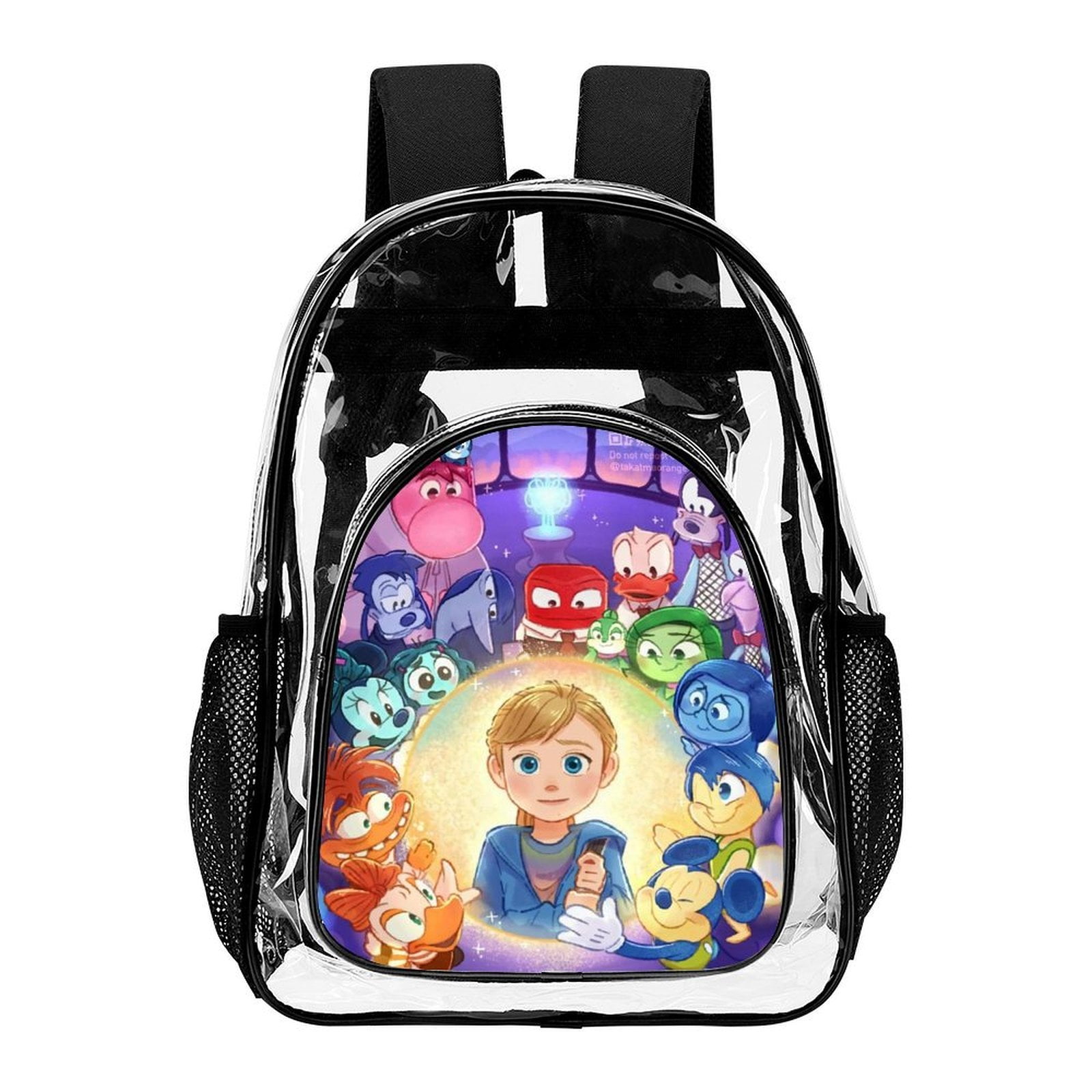 Inside Out Feel All Your Emotions 66 Clear Backpack Transparent Heavy ...