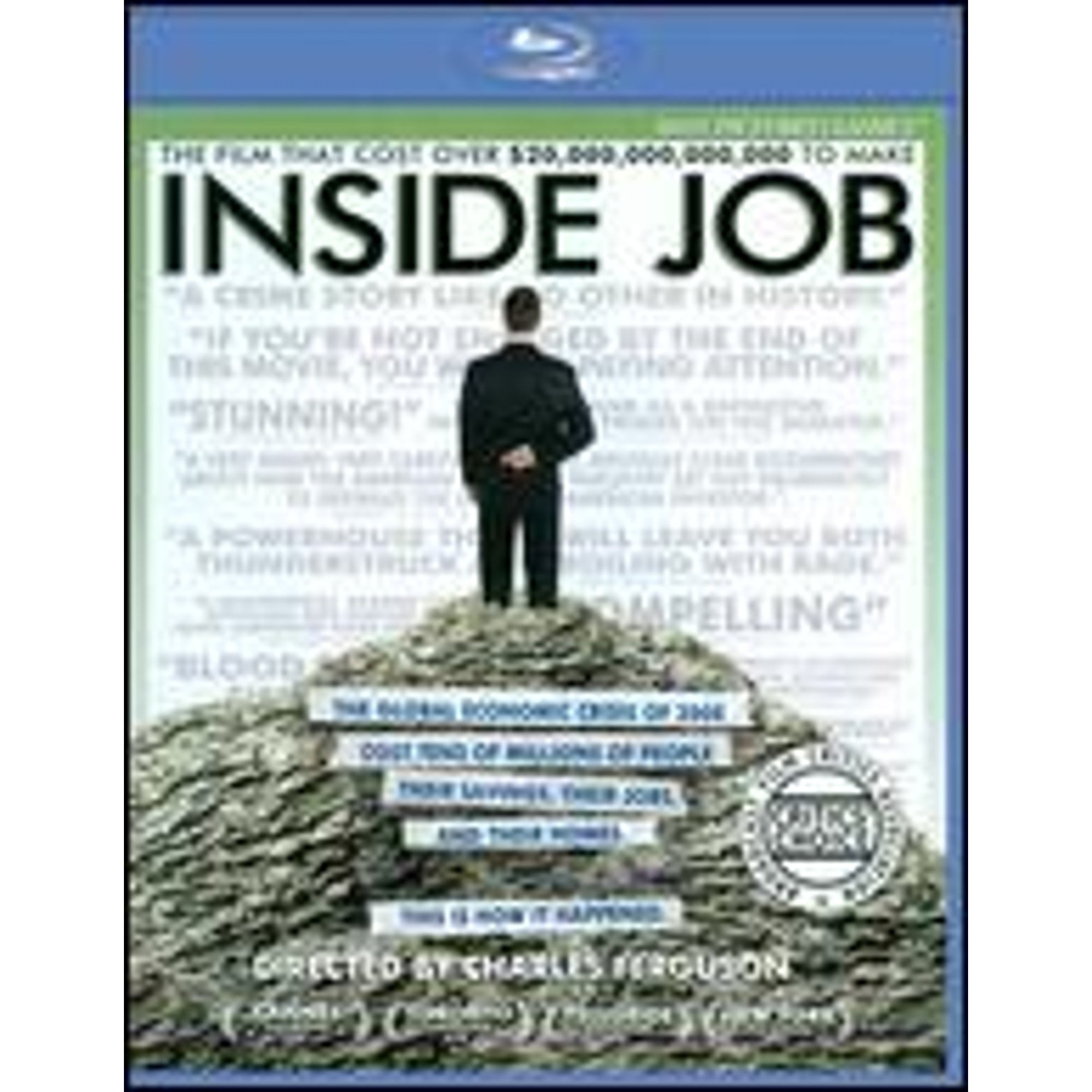 Pre-Owned Inside Job [Blu-ray] (Blu-Ray 0043396369139) directed by Charles Ferguson - Walmart.com