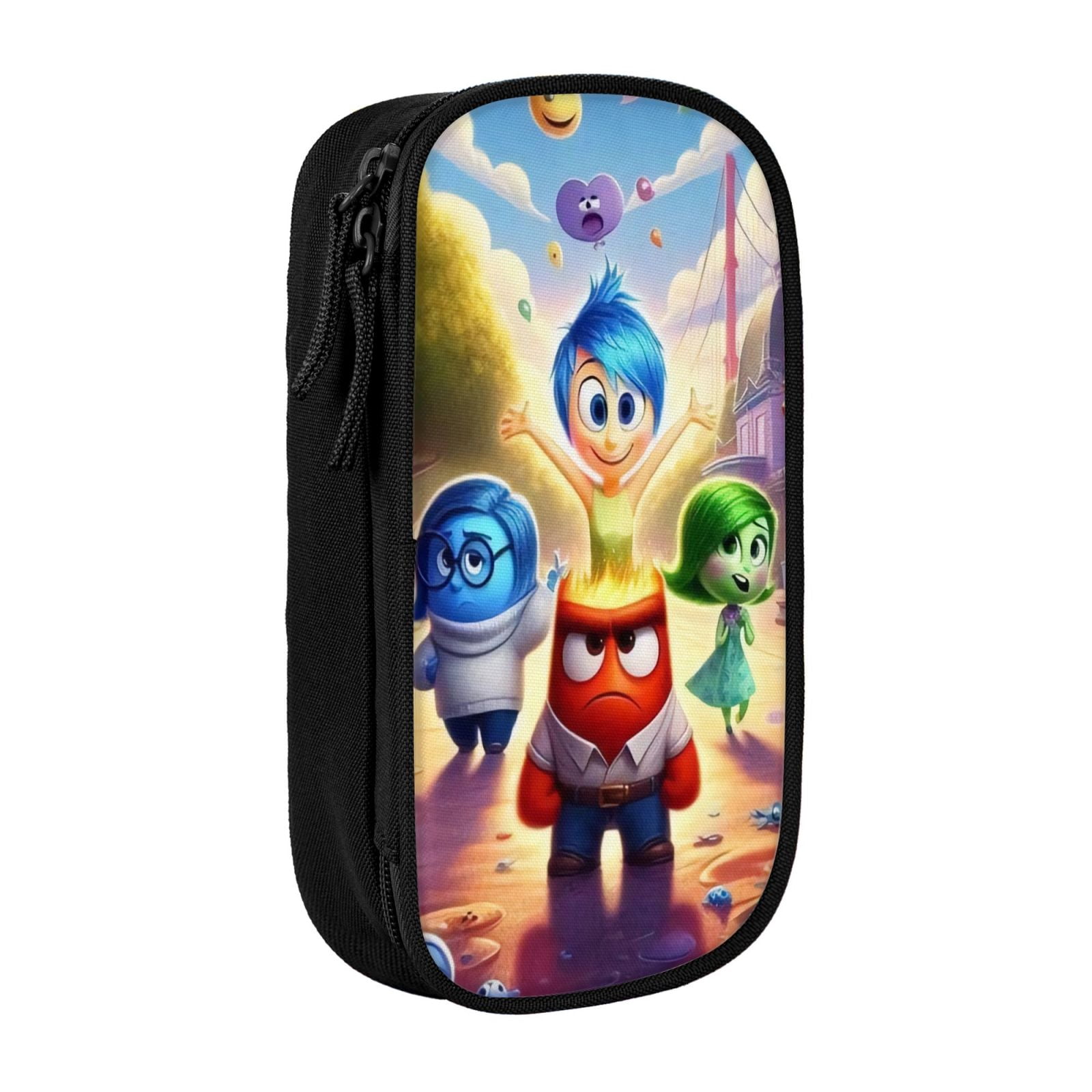 Inside Out Joy Angry Disgust Sadness Pencil Case,Pencil Pouch,Big ...