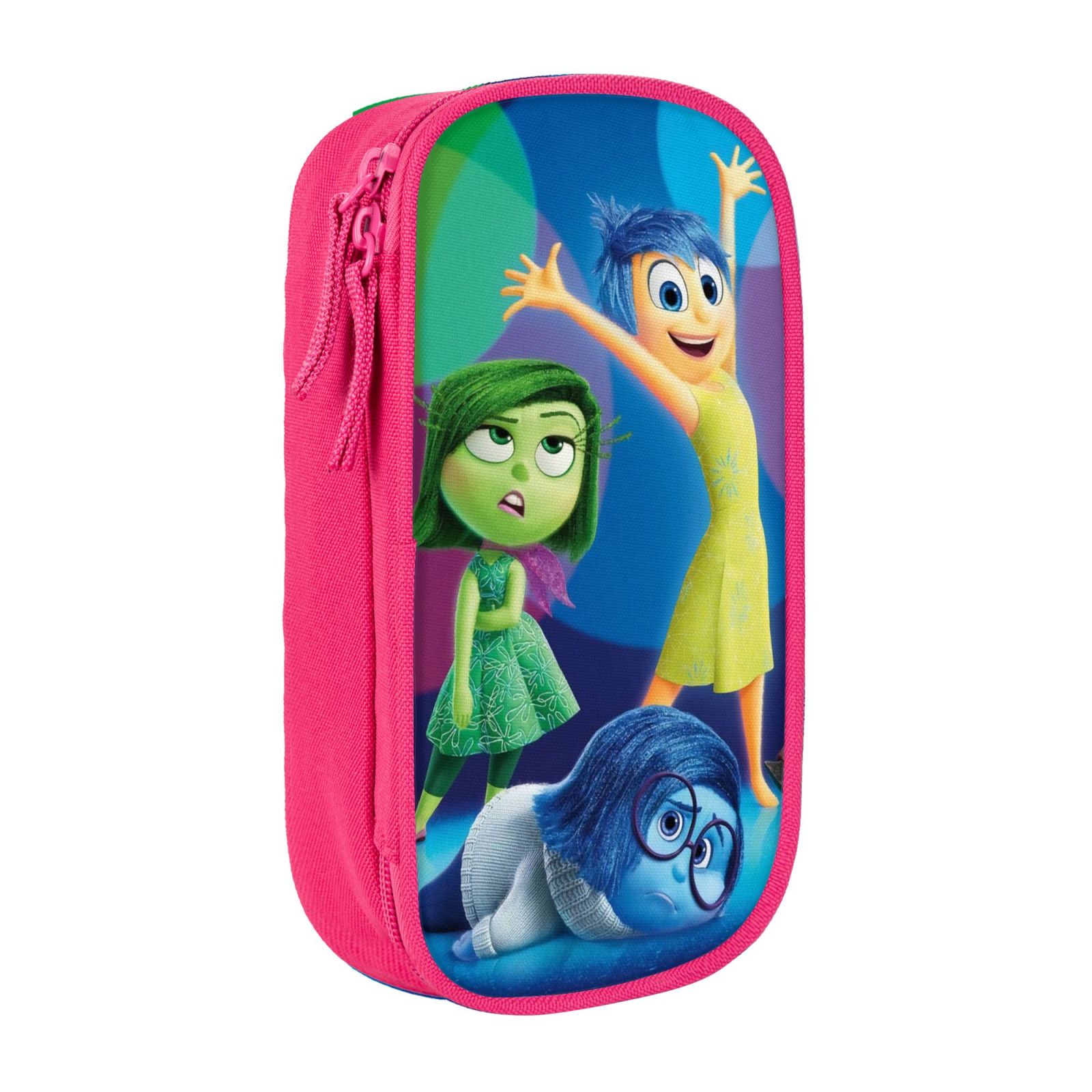 Inside Out Joy Disgust Ennui Pencil Case,Big Capacity Pencil Pouch Stationery Pen Bag,Storage ...