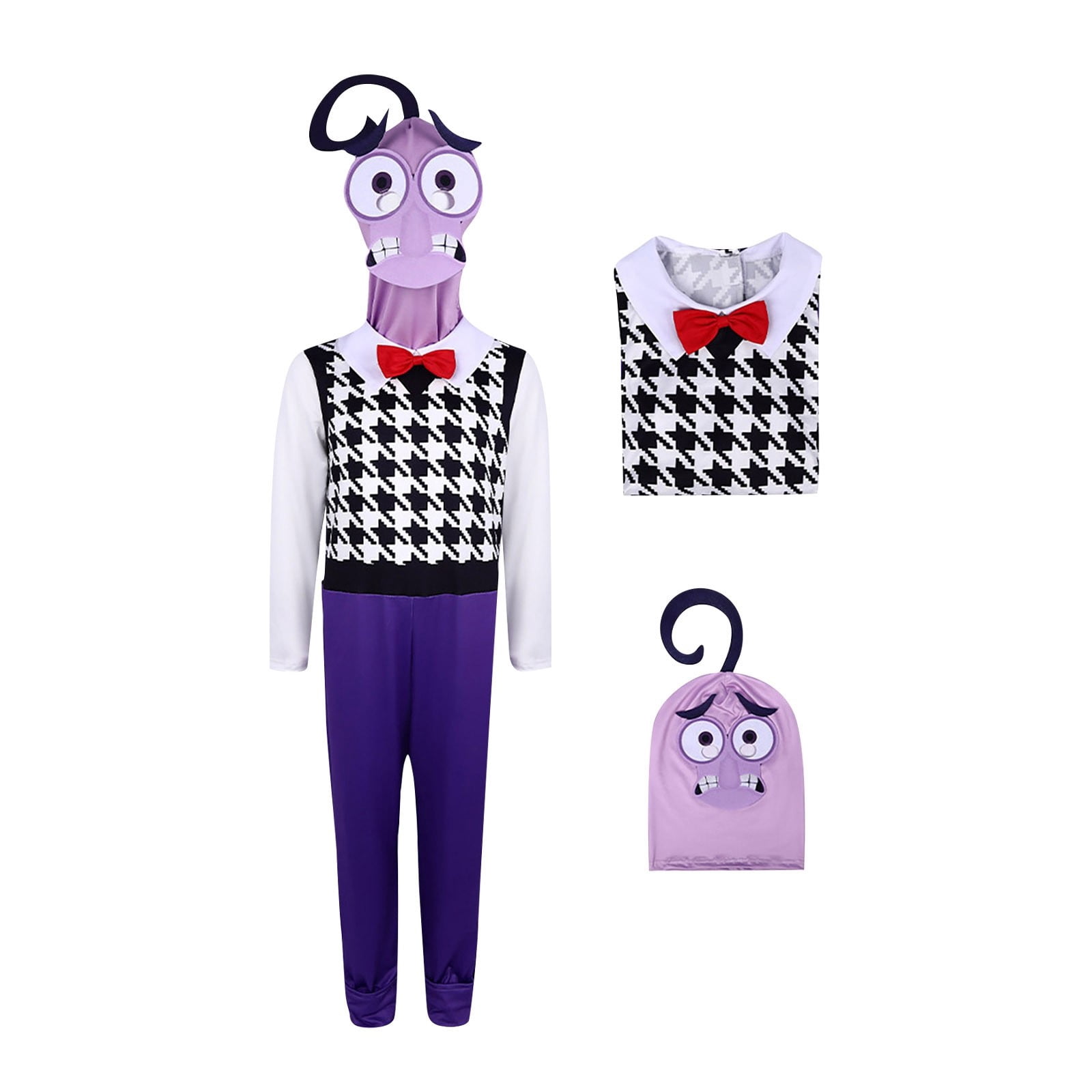 Inside Out Jumpsuit Cosplay Clothing, Happy Emotions Le Lian Nai Dress ...