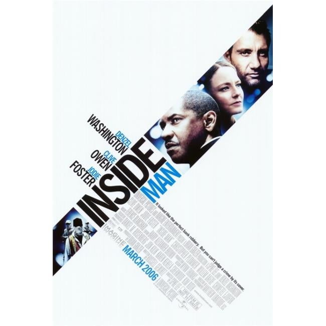 Inside Man Movie Poster - 27 x 40 in. - Walmart.com