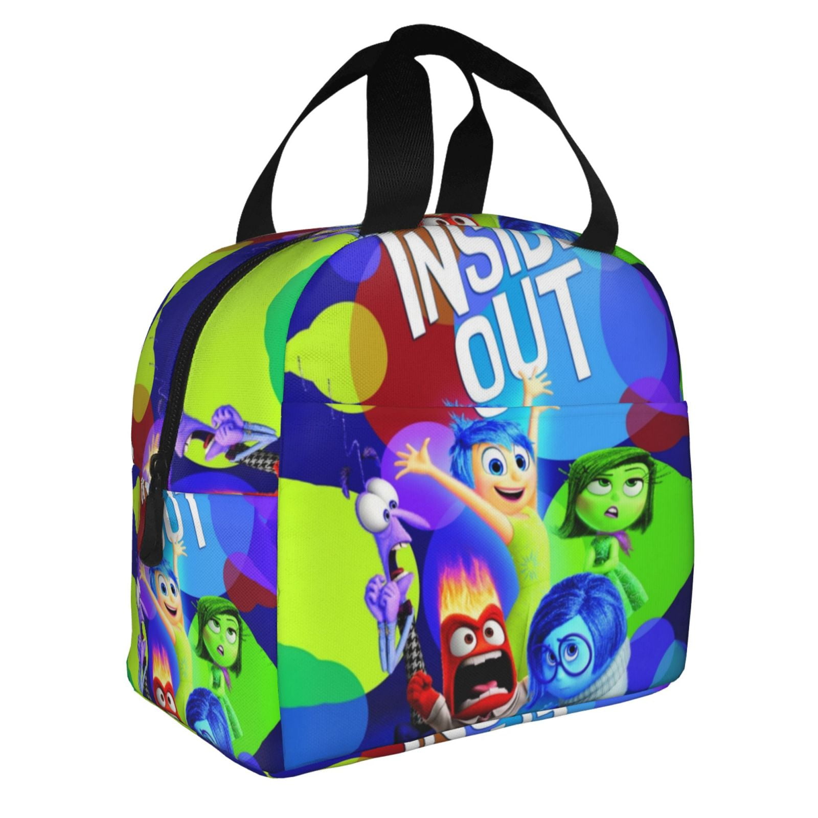 Inside O-u Lunch Bag Insulated Lunch Box Reusable Cooler Cartoon Lunch ...