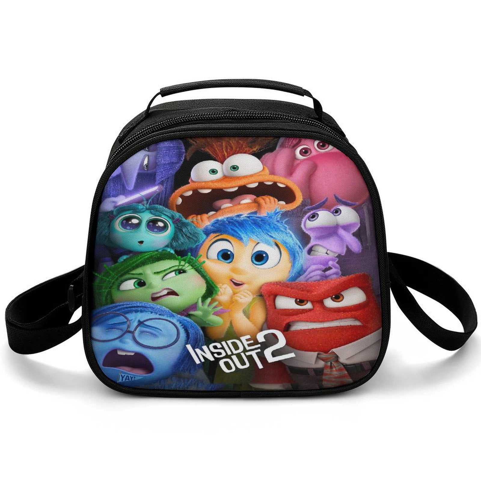 Inside O-u Lunch Bag Small Lunch Box Shoulder Strap Reusable Food Tote ...