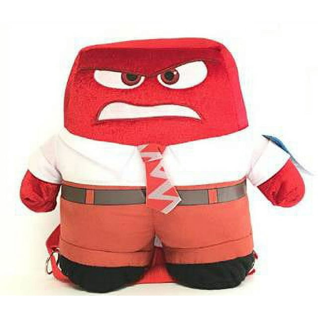 Inside Out 17" Plush Backpack, Anger - Walmart.com
