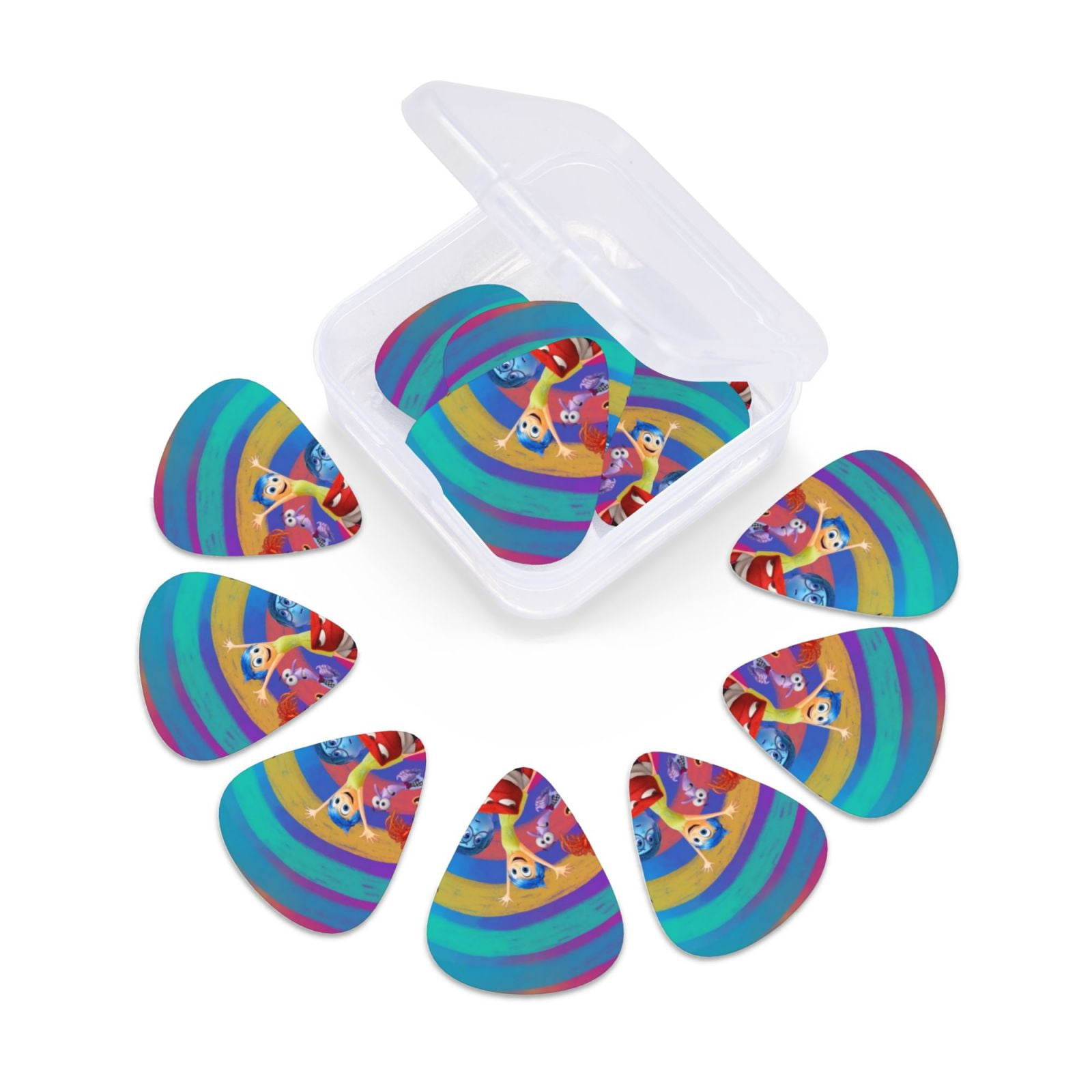 Inside Out 2 12 Piece Guitar Picks Set With Holder For Acoustic ...